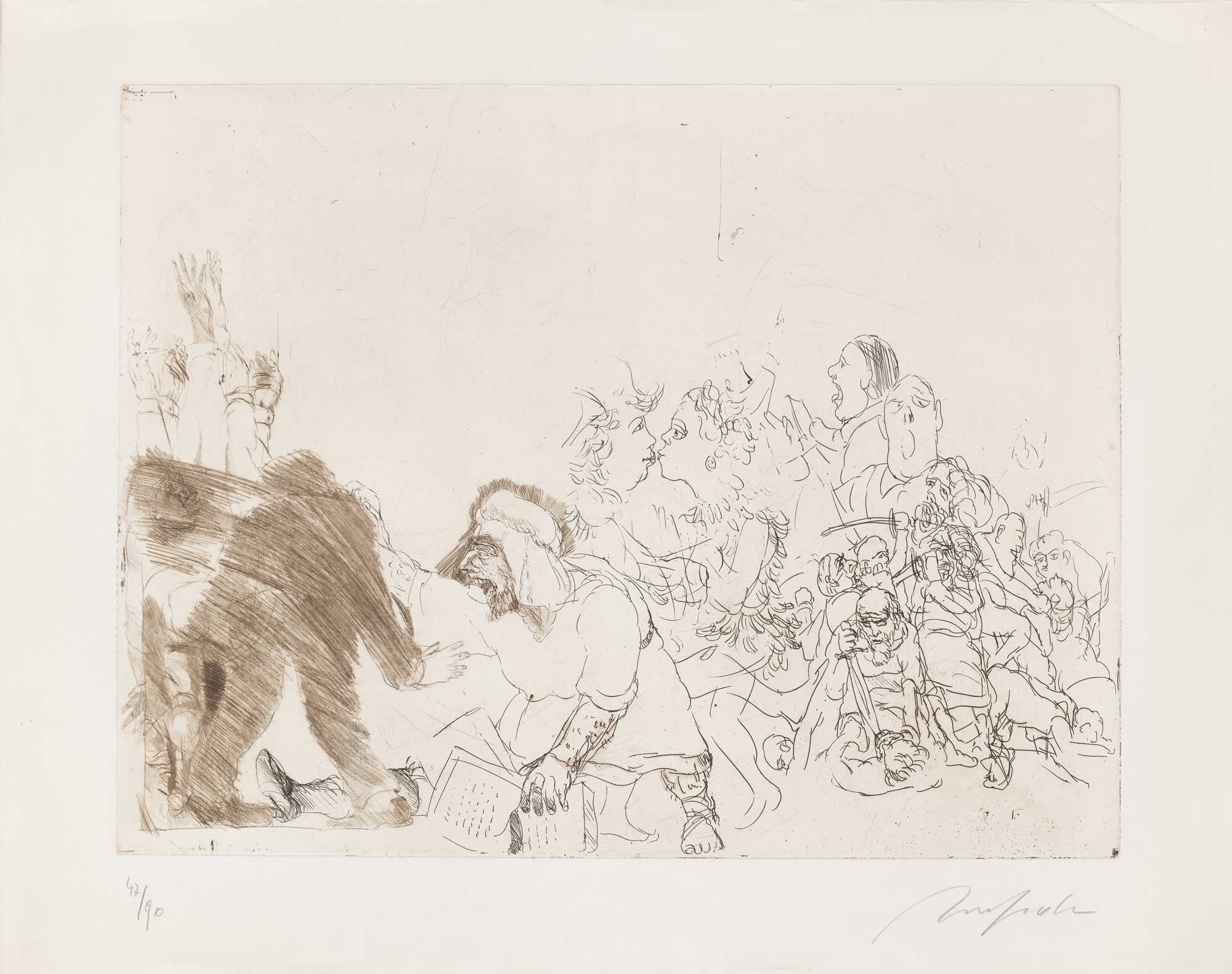 Alfred Hrdlicka | Moses und Aaron | MutualArt
