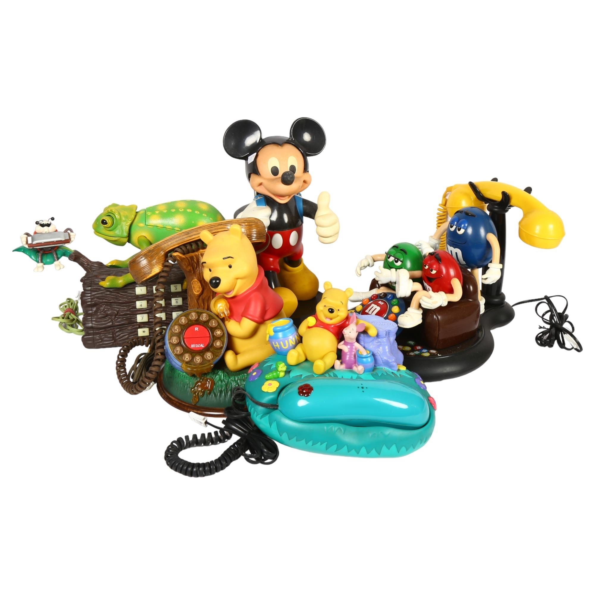 Walt Disney | a 1980s Tyco Walt Disney Mickey Mouse telephone with ...
