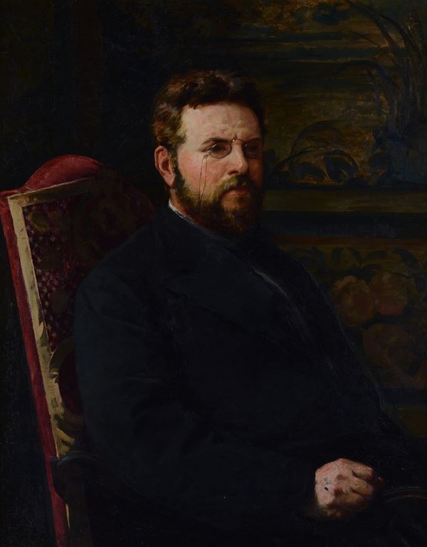 French School, 19th Century | Portrait of Georges Bizet (?) | MutualArt