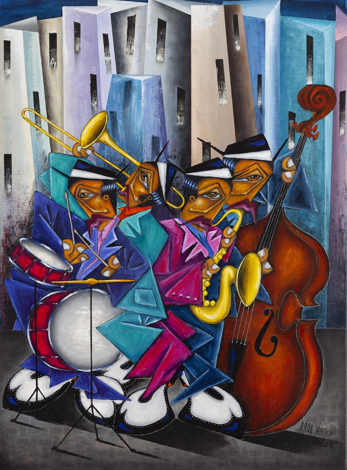 Robert Jadczak | Jazz in the Ghost District (2023) | MutualArt