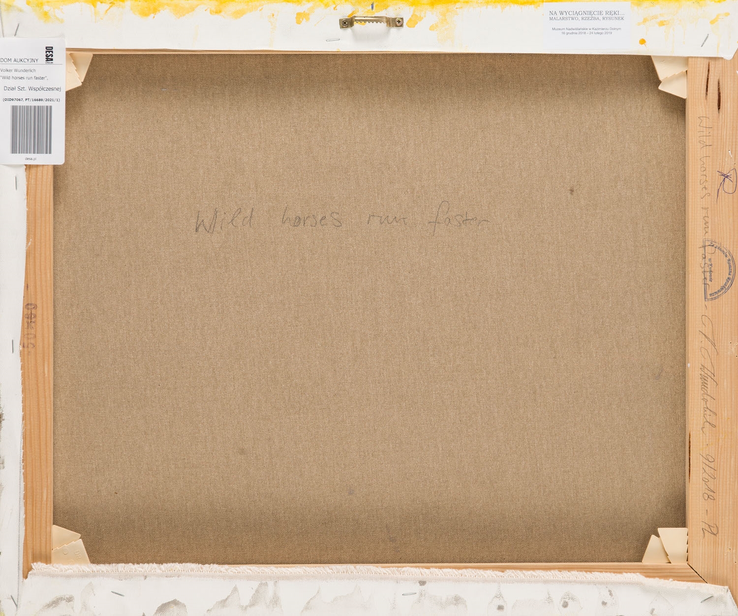 Volker Wunderlich | Wild Horses Run Faster (2018) | MutualArt