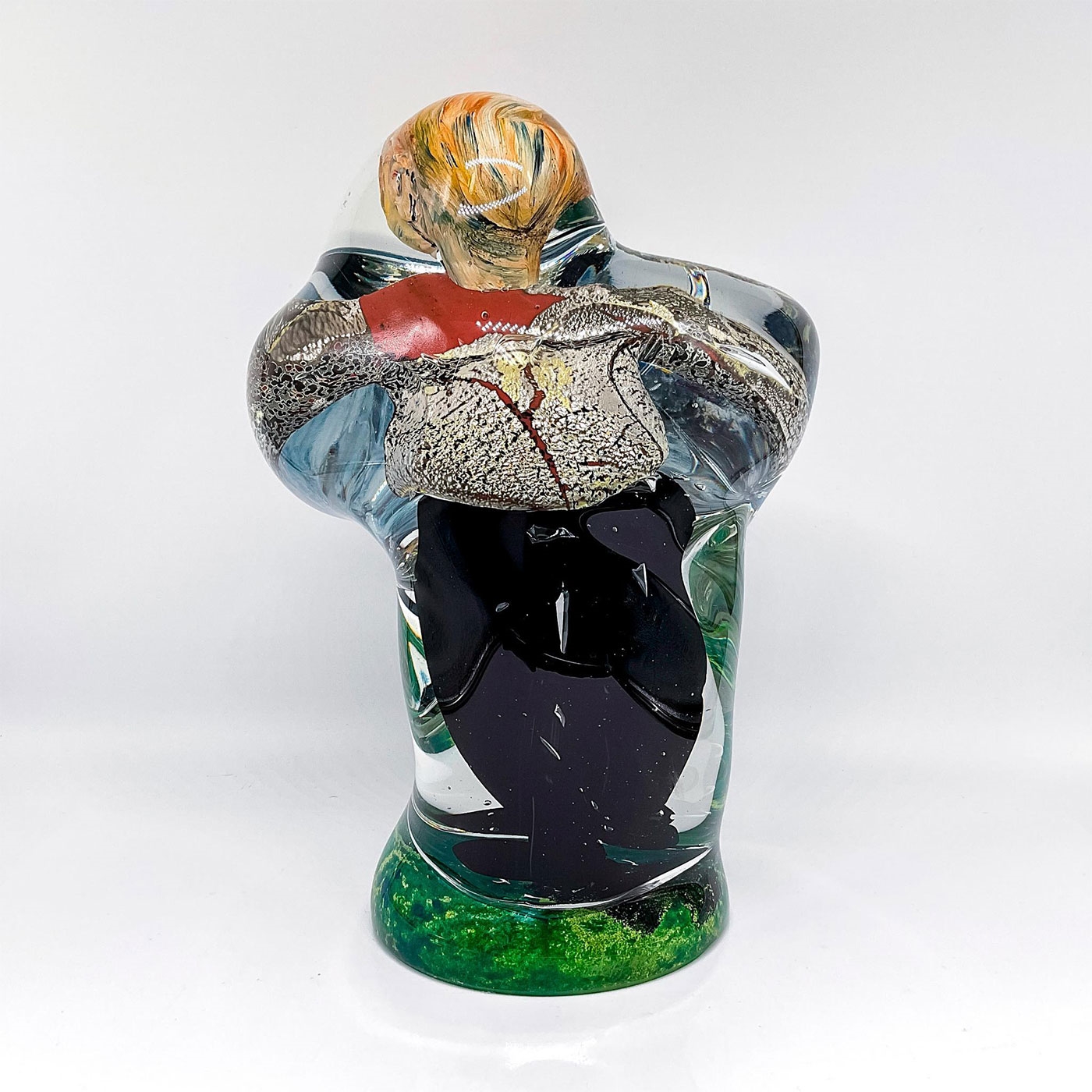 David Hopper | Contemporary layered glass design with figure inside ...