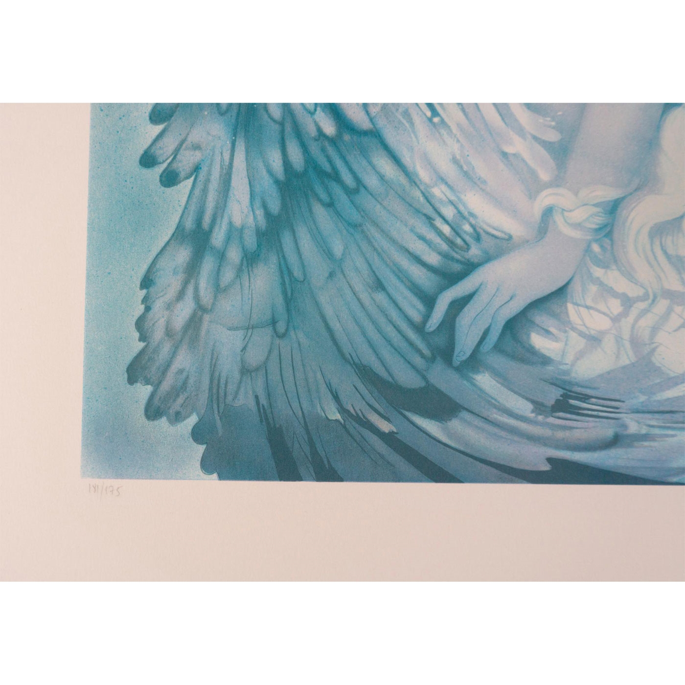 Jean-Paul Cleren | A surreal illustration of a winged man embracing ...