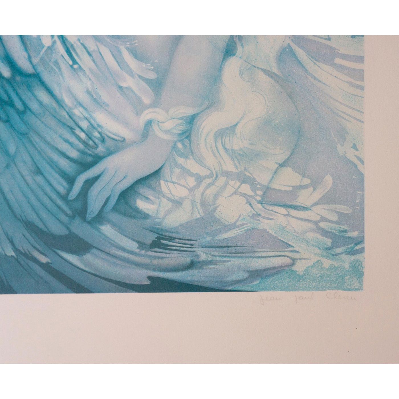 Jean-Paul Cleren | A surreal illustration of a winged man embracing ...