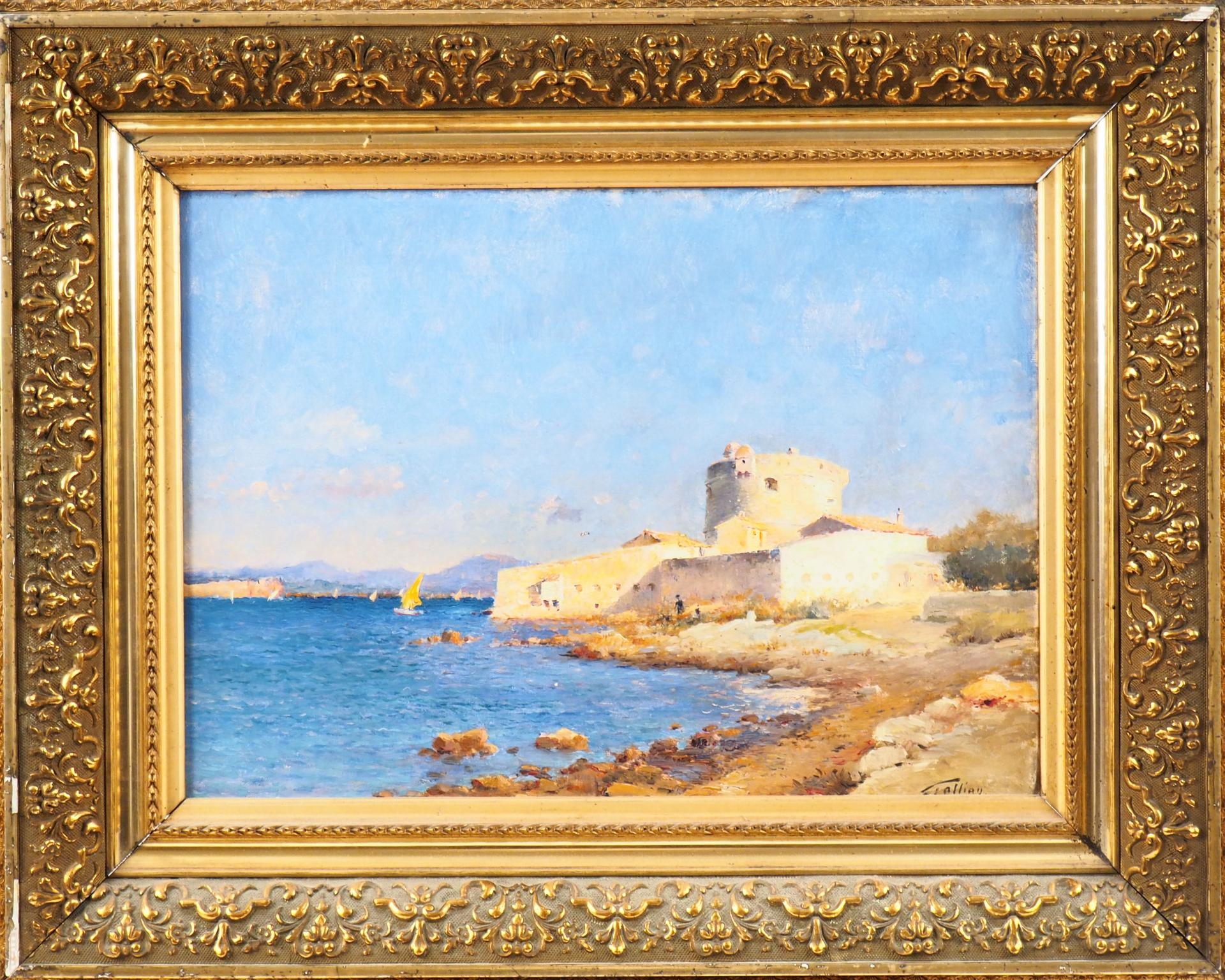 Octave Lazare George Victor Gallian | Bord de mer en méditerranée ...