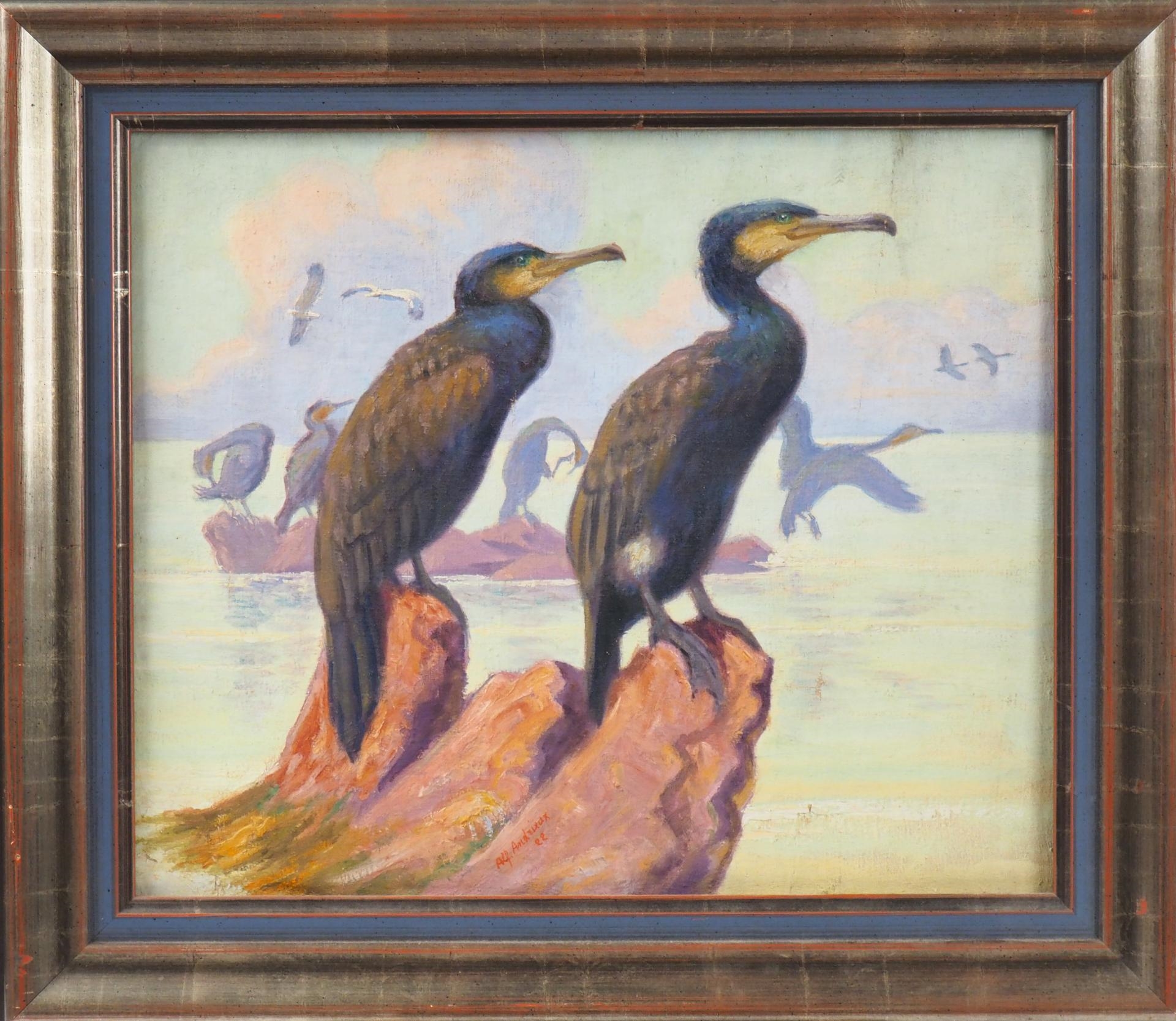 Alfred Louis Andrieux | Cormorans | MutualArt