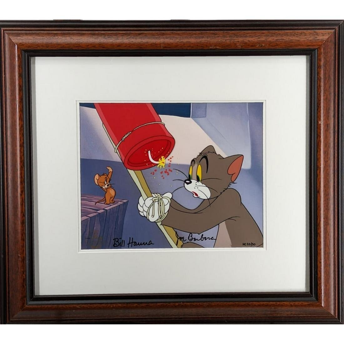 Hanna Barbera | Reverse Pop Art Painting Of Tom & Jerry | MutualArt