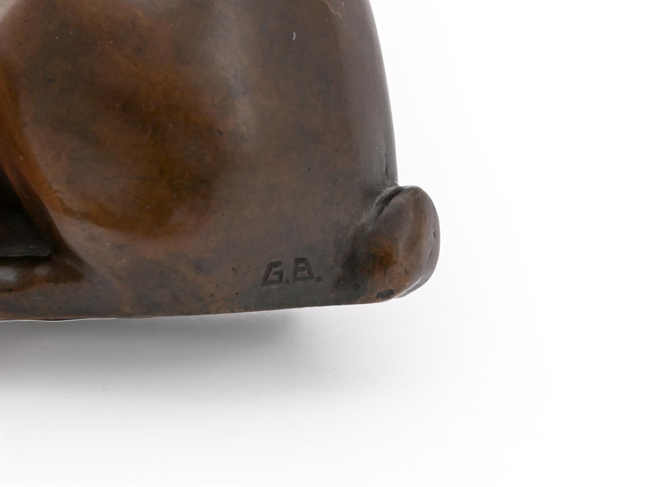 Grete Budde | A BRONZE MODEL OF A SEATED RABBIT (20th Century) | MutualArt