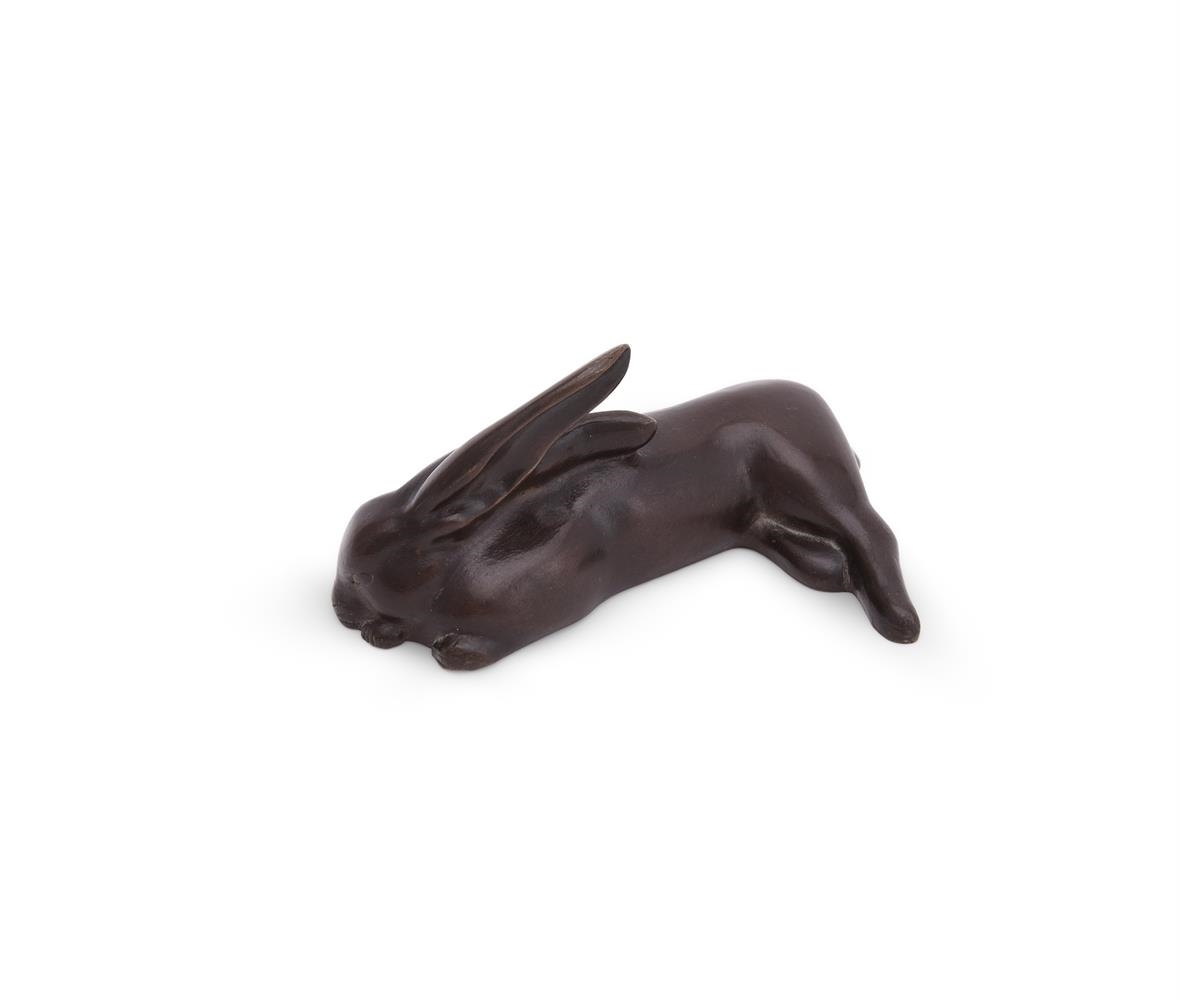 Peter Hayward | A BRONZE MODEL OF A SLEEPING RABBIT (20th Century ...