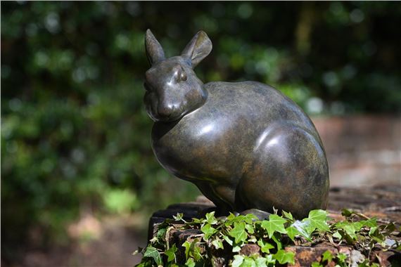 Geoffrey Dashwood | A LIMITED EDITION BRONZE MODEL OF A RABBIT | MutualArt