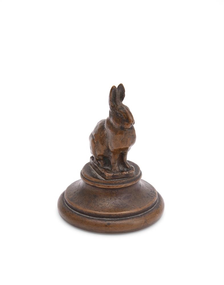 Edward Clark Potter | A BRONZE MODEL OF A SEATED RABBIT (Early 20th ...