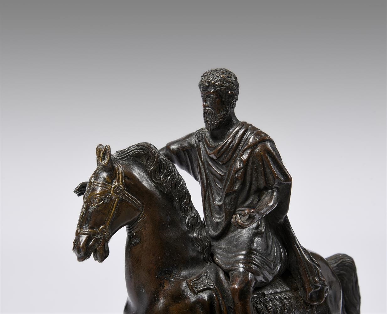 Giovanni Zoffoli | A BRONZE FIGURE OF MARCUS AURELIUS ON HORSEBACK ...