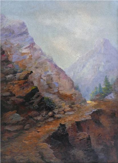 Julian Edward Itter | Mountain Road 1907 (1907) | MutualArt