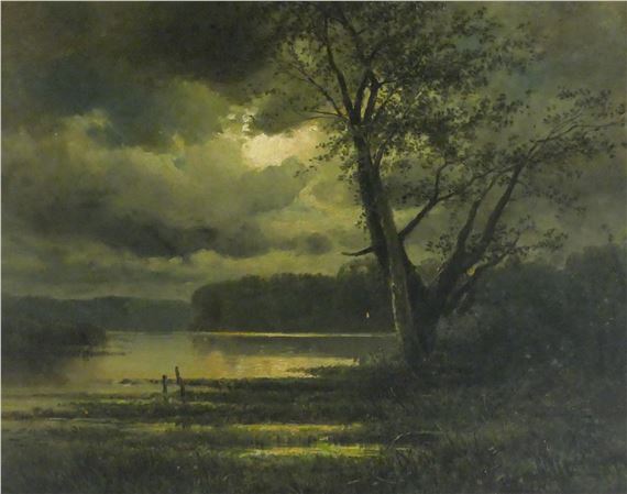 Joseph Antonio Hekking | Night Landscape | MutualArt