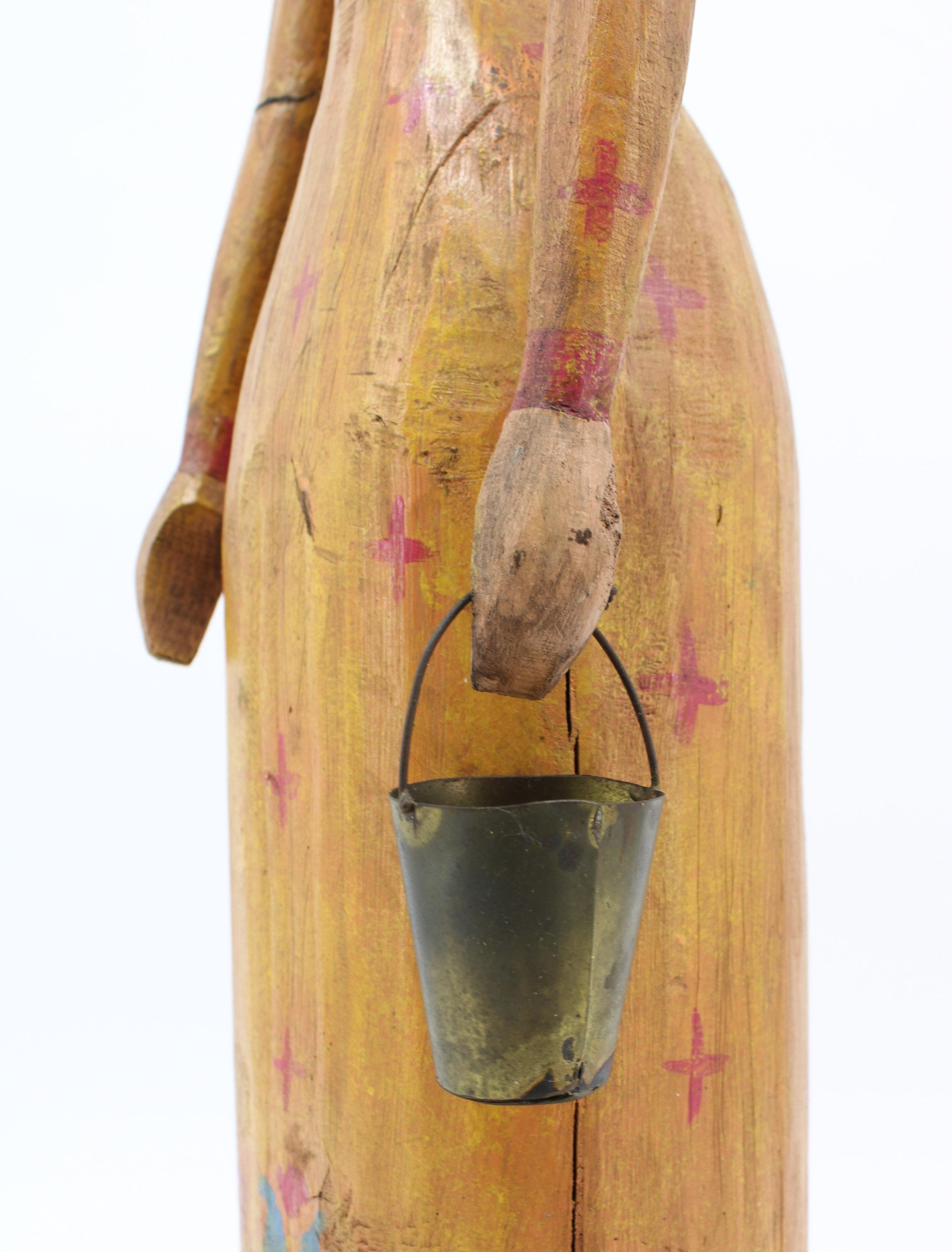 Curtis Jeré | CARVED WOOD FIGURE (1982) | MutualArt