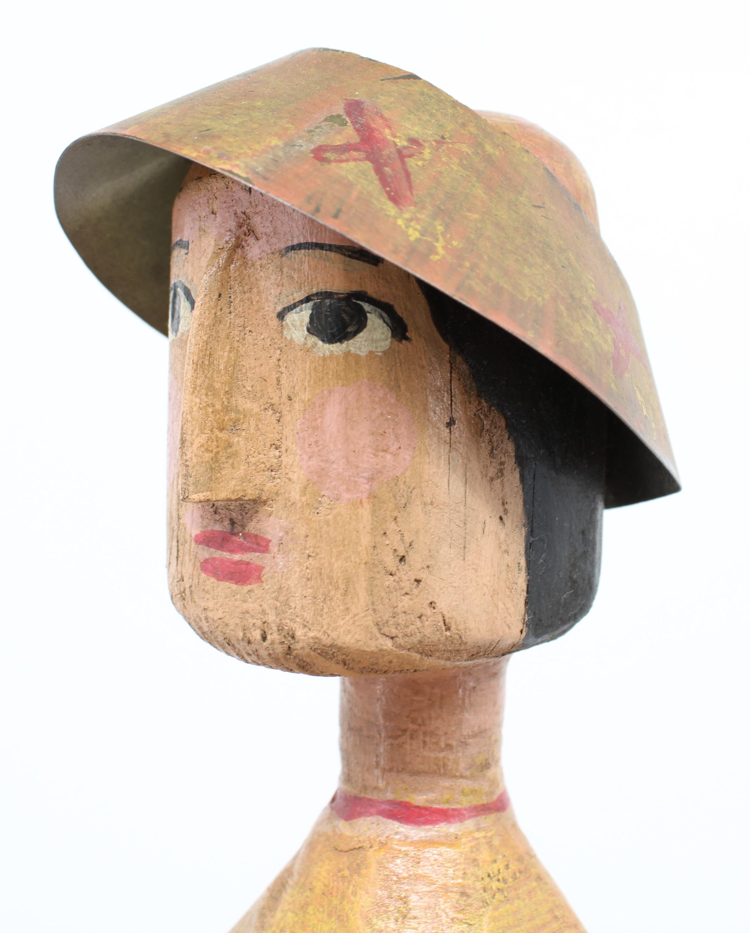 Curtis Jeré | CARVED WOOD FIGURE (1982) | MutualArt