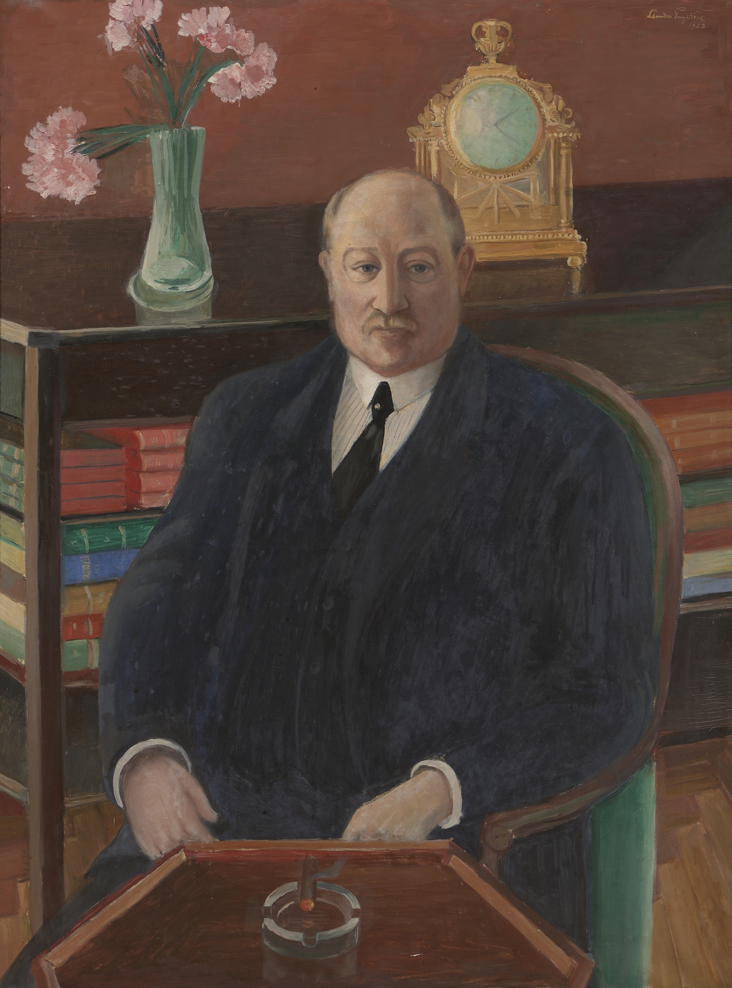Leander Engström | Portrait (1922) | MutualArt