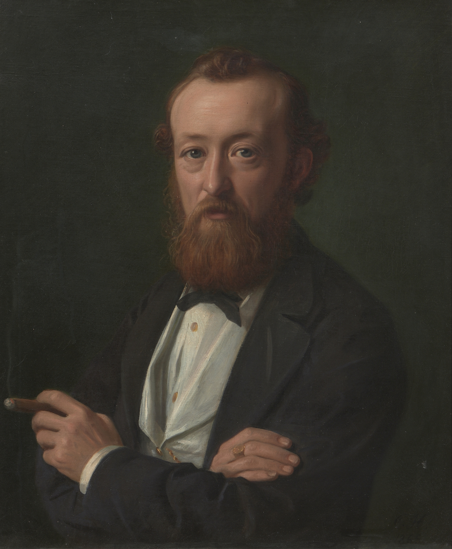 Carl Christian Constantin Hansen | Portrait of Frederik Kobke (1865 ...