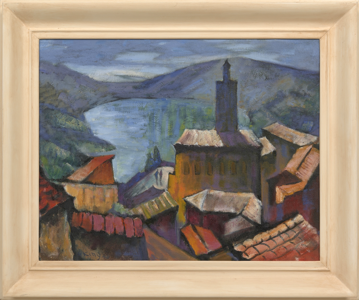 Grahame King | Italian Landscape with Lake | MutualArt