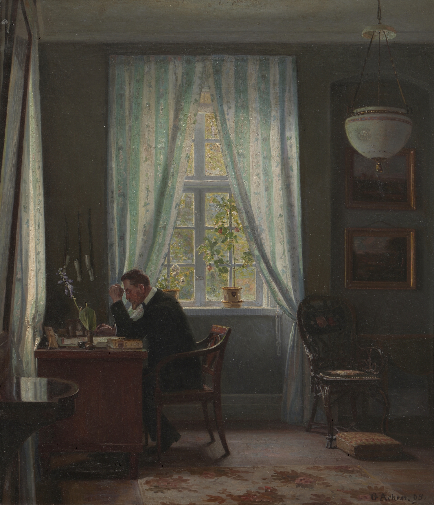 Georg Nicolaj Achen | Portrait of the Artist's Father | MutualArt