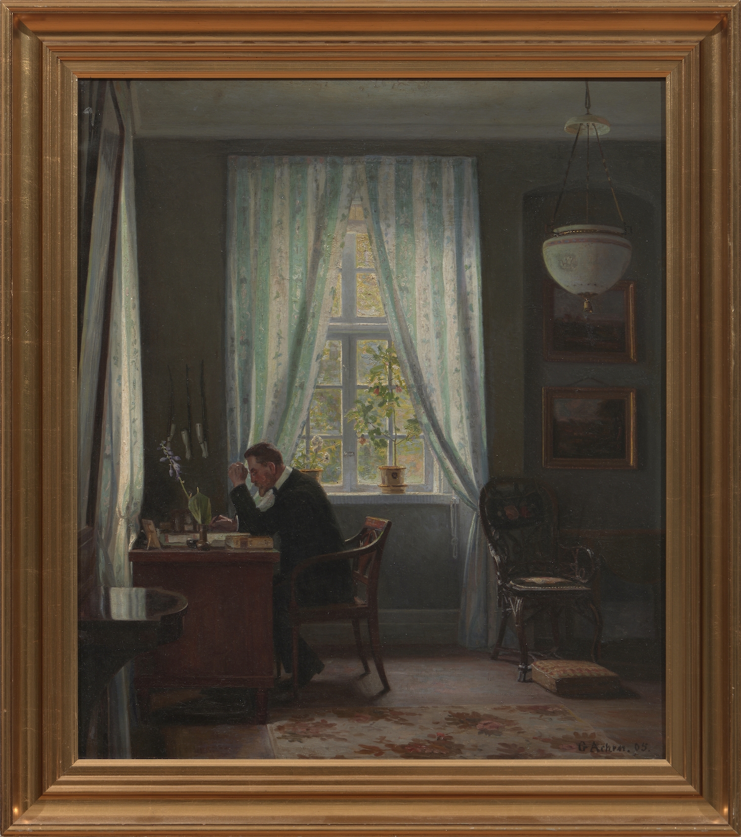 Georg Nicolaj Achen | Portrait of the Artist's Father | MutualArt