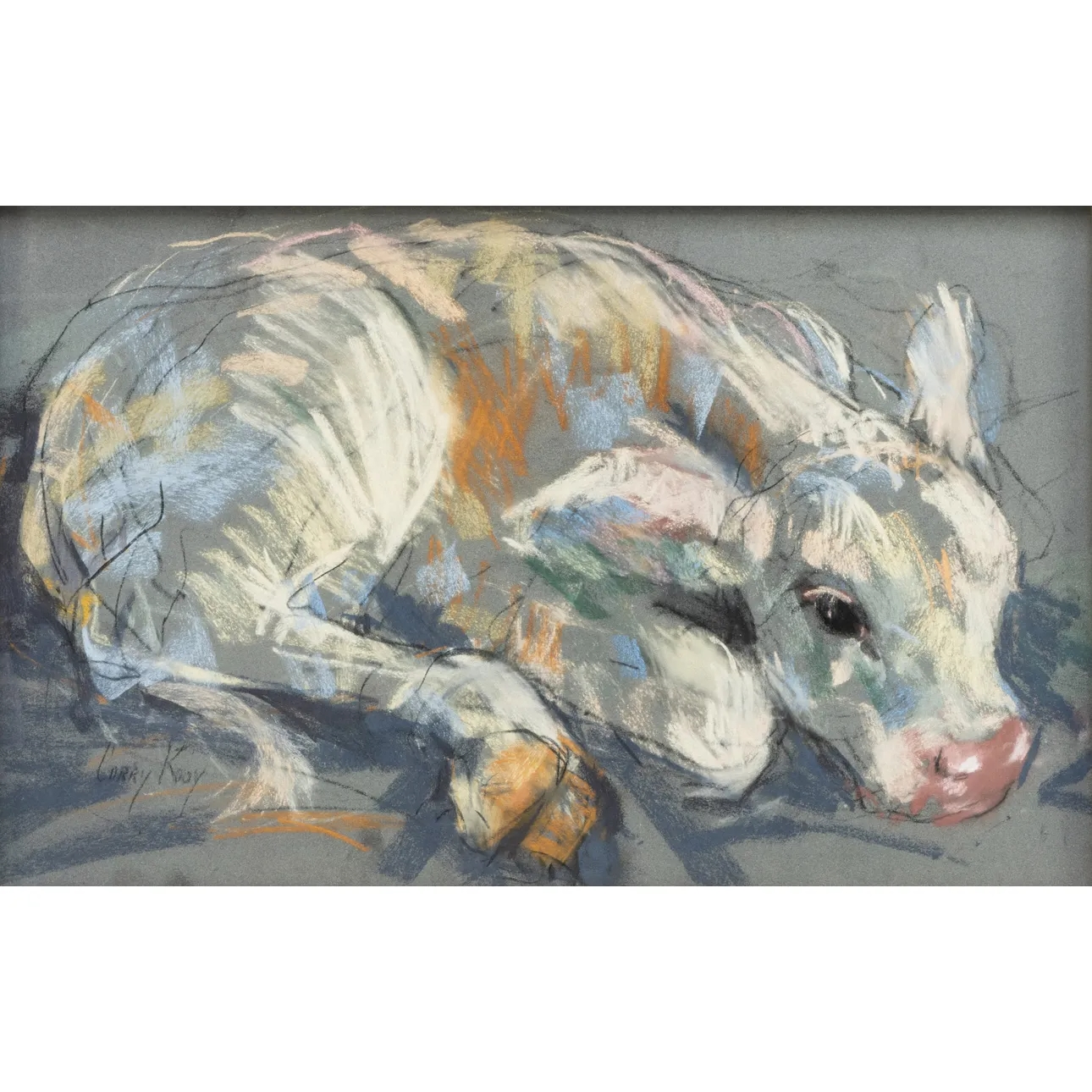 Corry Kooy | Wit kalfje | MutualArt