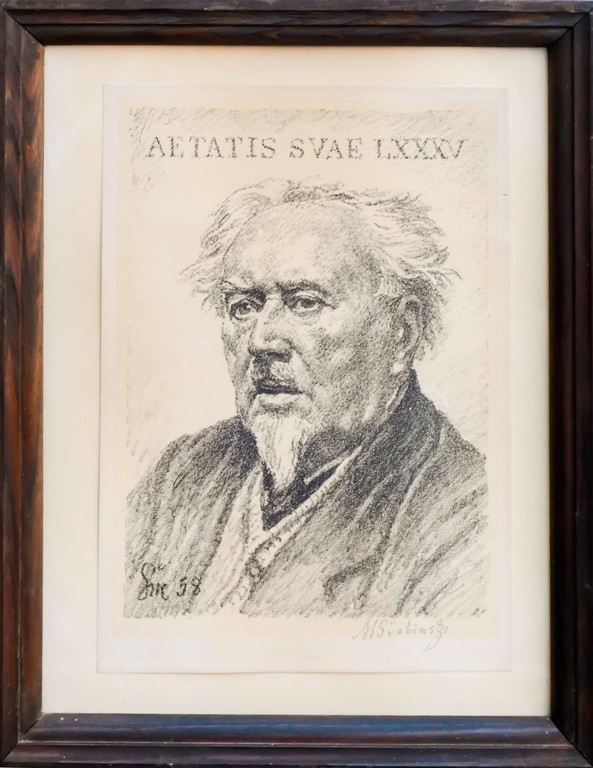 Max Švabinský | Autoportrét AETATIS SVAE LXXXV (1958) | MutualArt