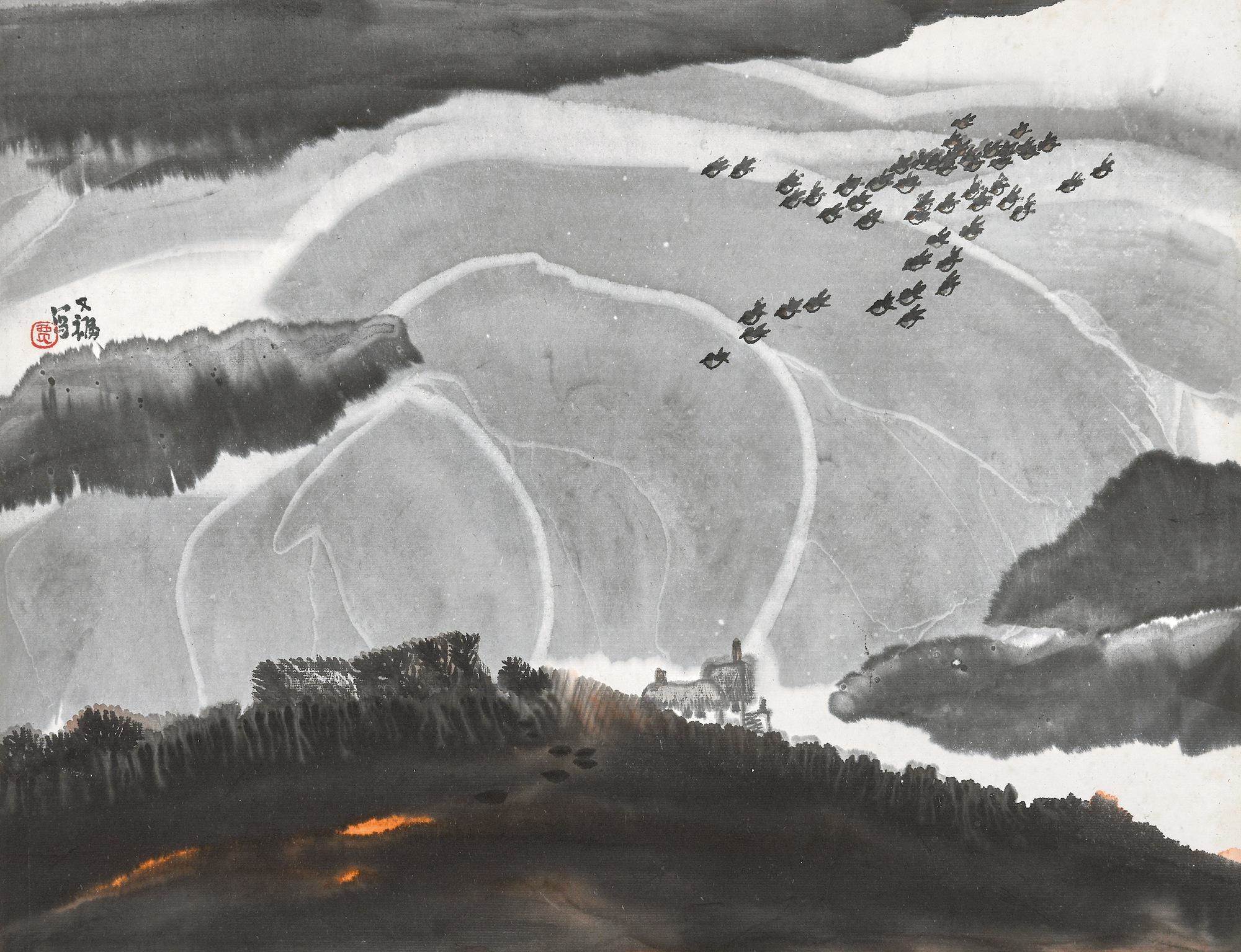 Jia Youfu | THE SUNSET SCENERY | MutualArt