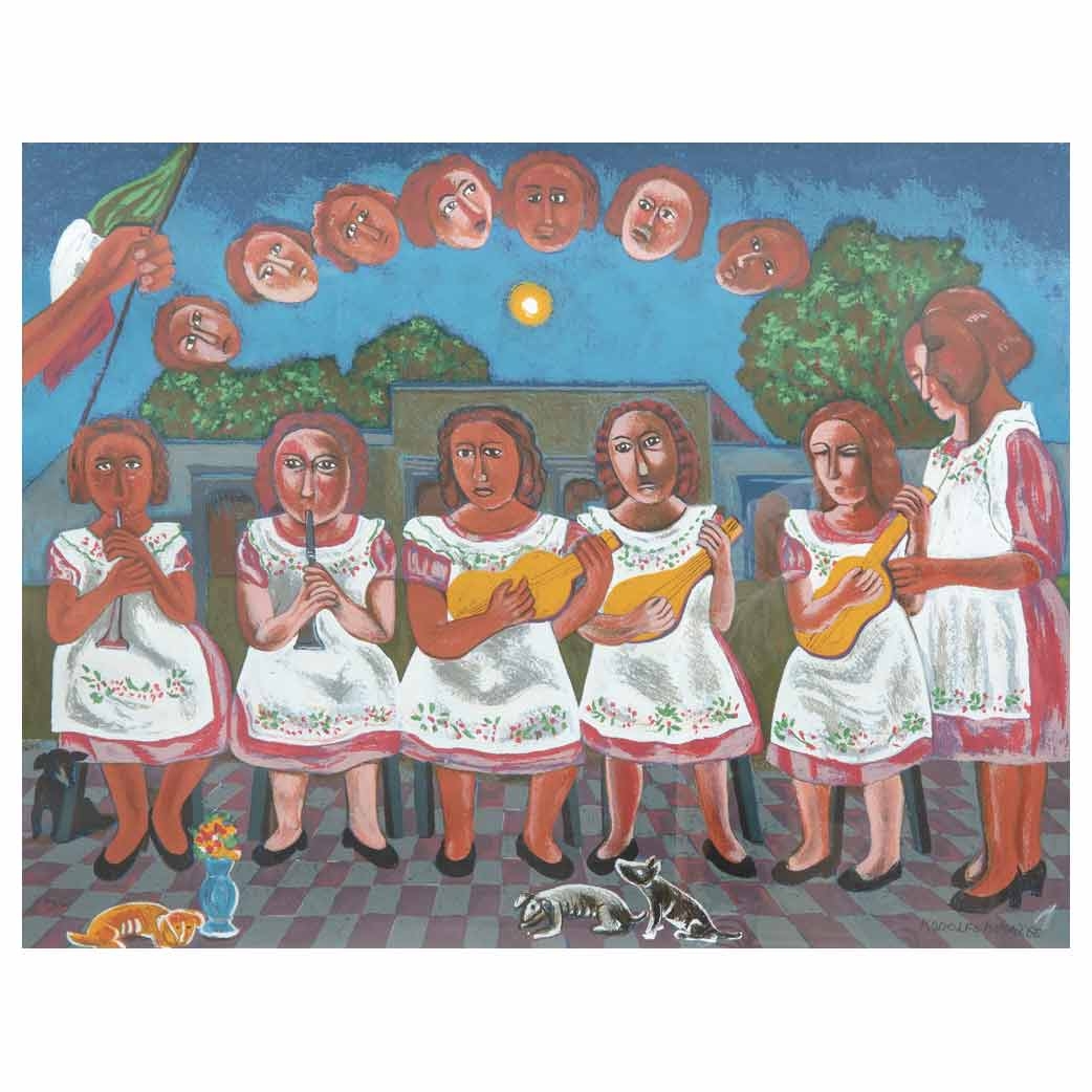 Rodolfo Morales | Orquesta de muchachas | MutualArt