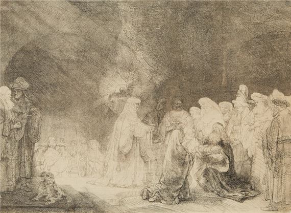 Rembrandt van Rijn | The Presentation in the Temple | MutualArt