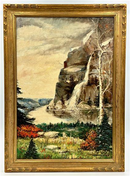 Leo J. Milhoan | Leo J. Milhoan Oil on Canvas Landscape | MutualArt