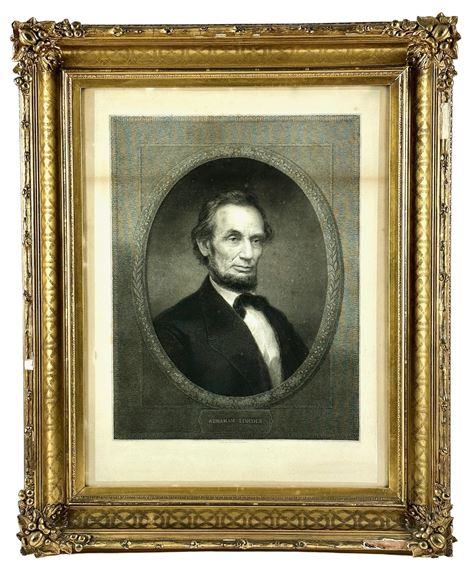 William Edgar Marshall | Abraham Lincoln Engraving by William Marshall (1866) | MutualArt