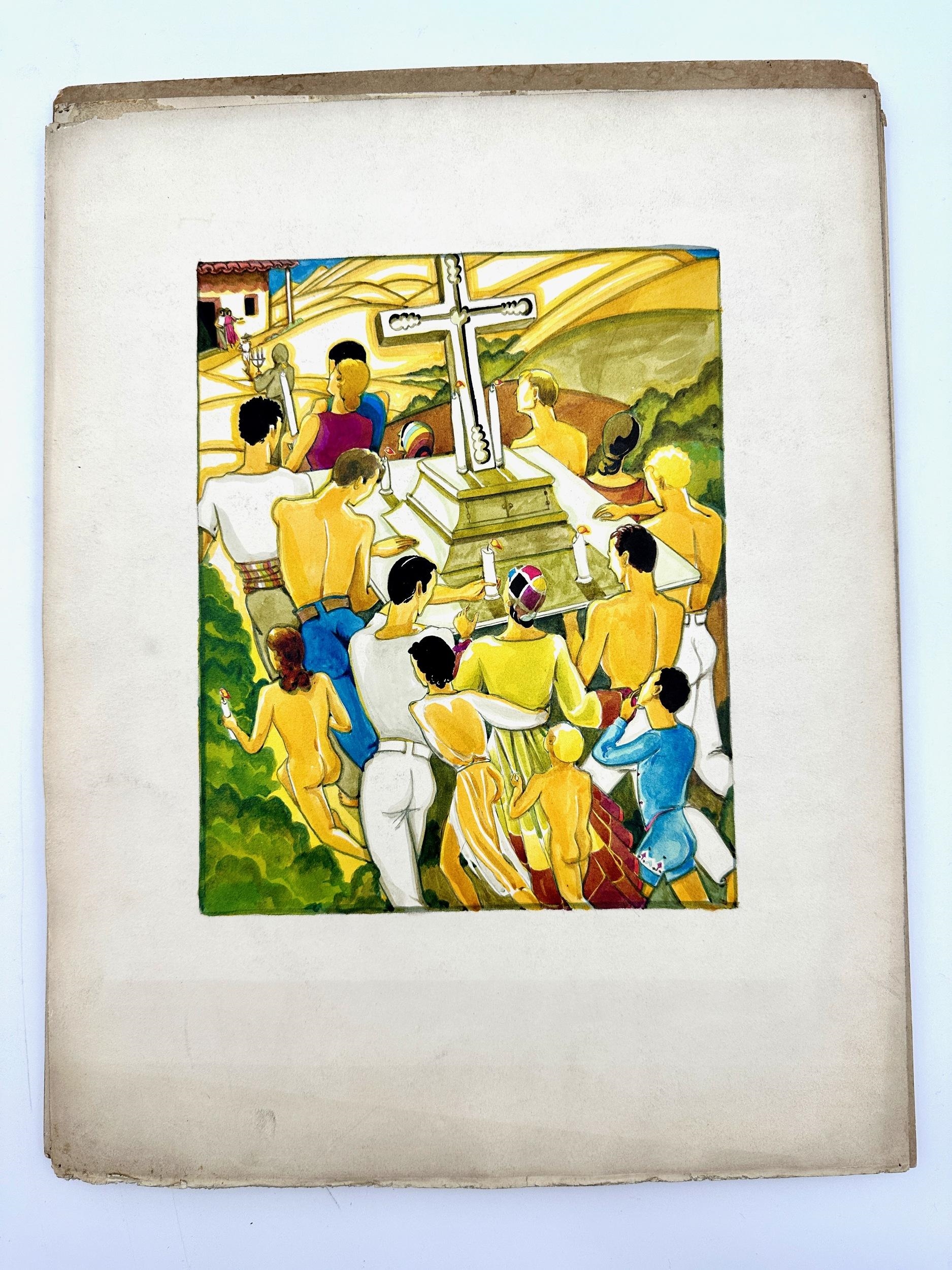 Clifford Thompson | Stylized 1930s Works by Clifford Thompson | MutualArt