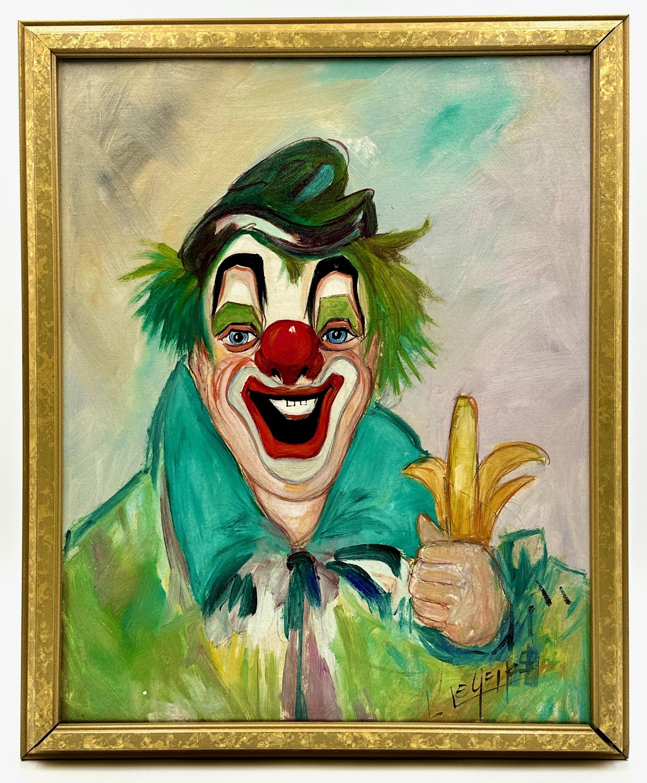 Louis Spiegel | Six Clown Paintings | MutualArt