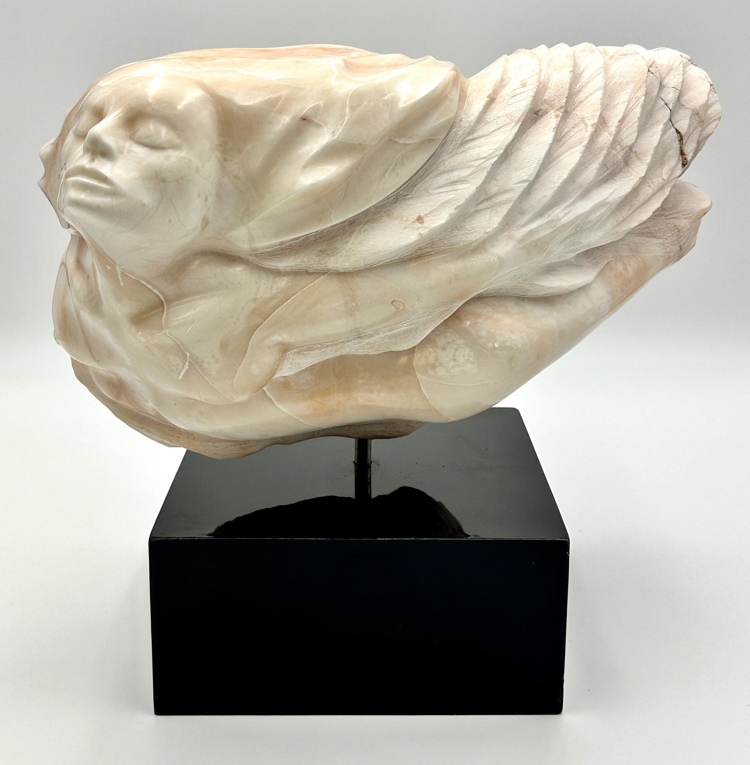 Bryan Ross | Bryan Ross Alabaster Sculpture of a Bust | MutualArt