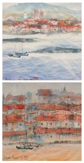 Jehan Chan | Boat / Port II (1994) | MutualArt