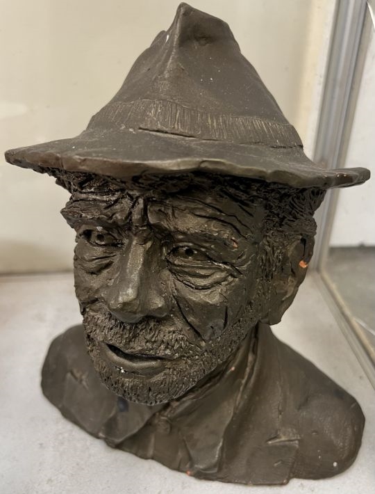 Maharg | Head and shoulders portrait bust of a bearded figure | MutualArt