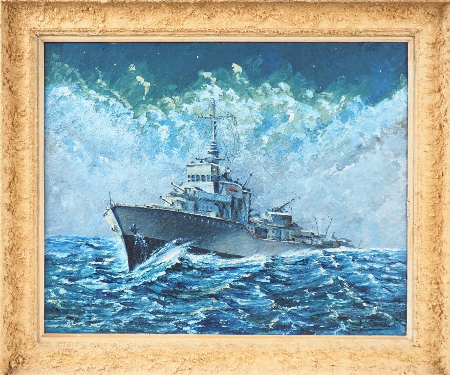 F. Bernard | Bateau de la marine nationale | MutualArt