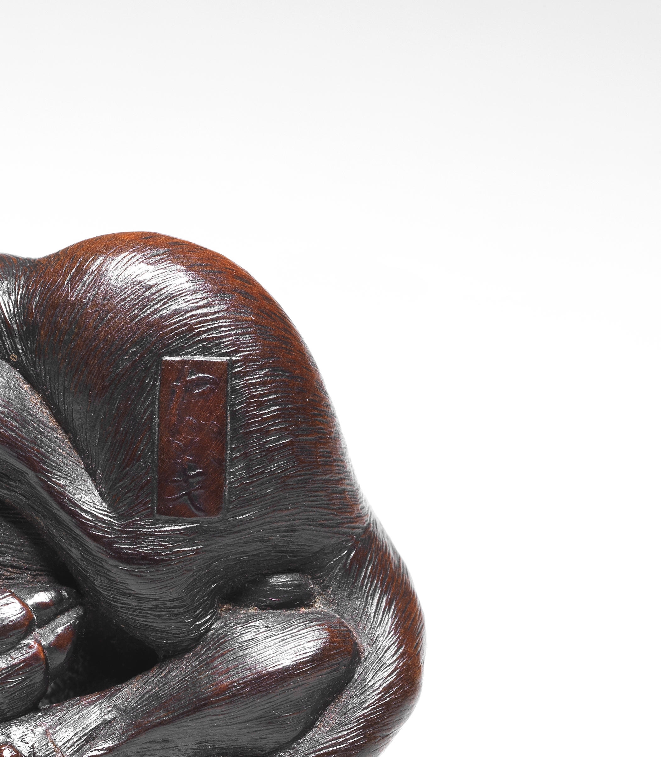 Hogen Tadayoshi | NETSUKE EN BOIS REPRÉSENTANT UN CHAMEAU DE BACTRIANE ...