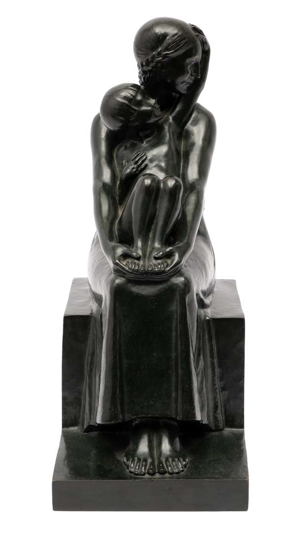 Alfred Muller | A mother holding a child, who is seated on her lap ...