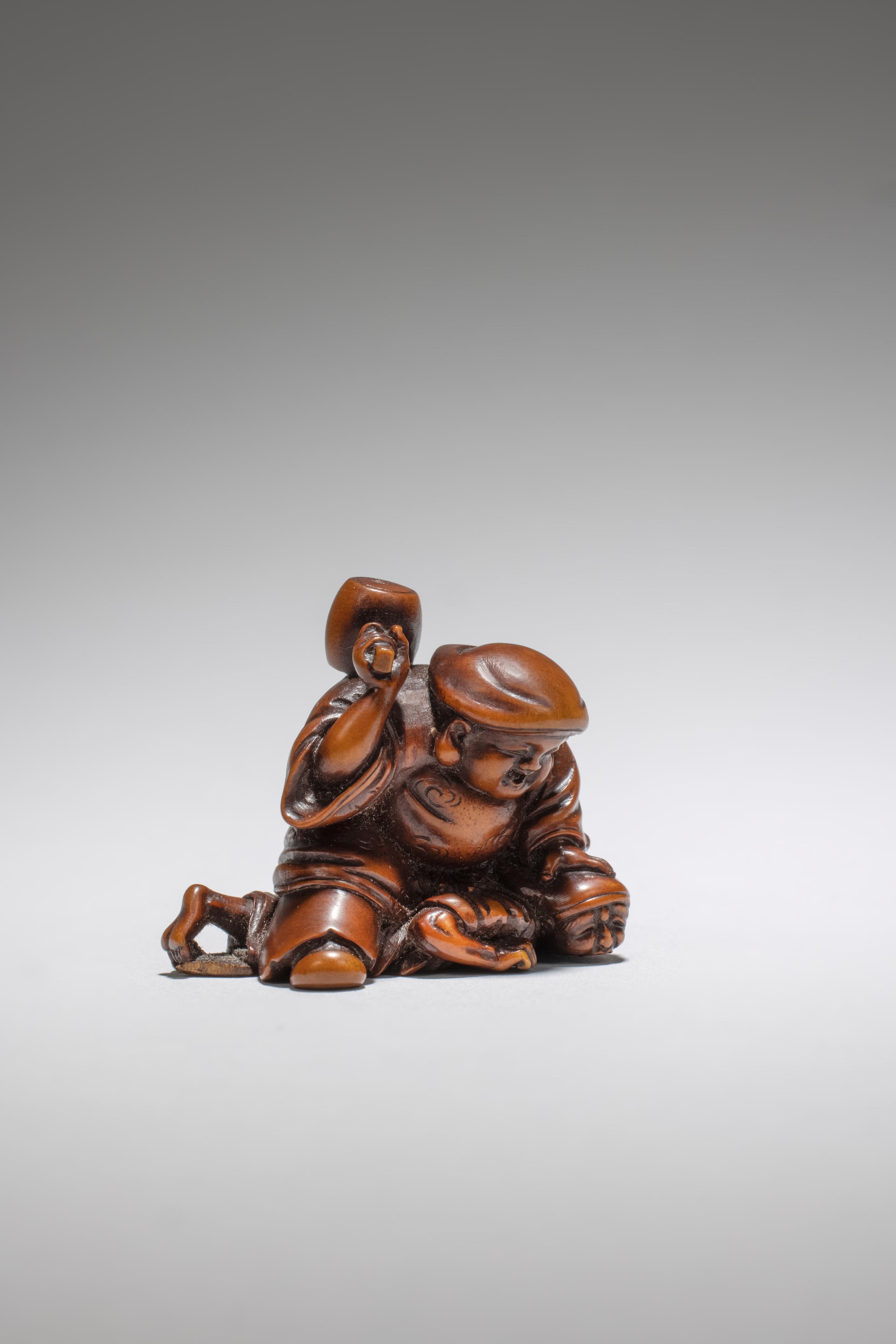 Hojitsu | NETSUKE EN BOIS REPRÉSENTANT DAIKOKU (Late 19th Century ...