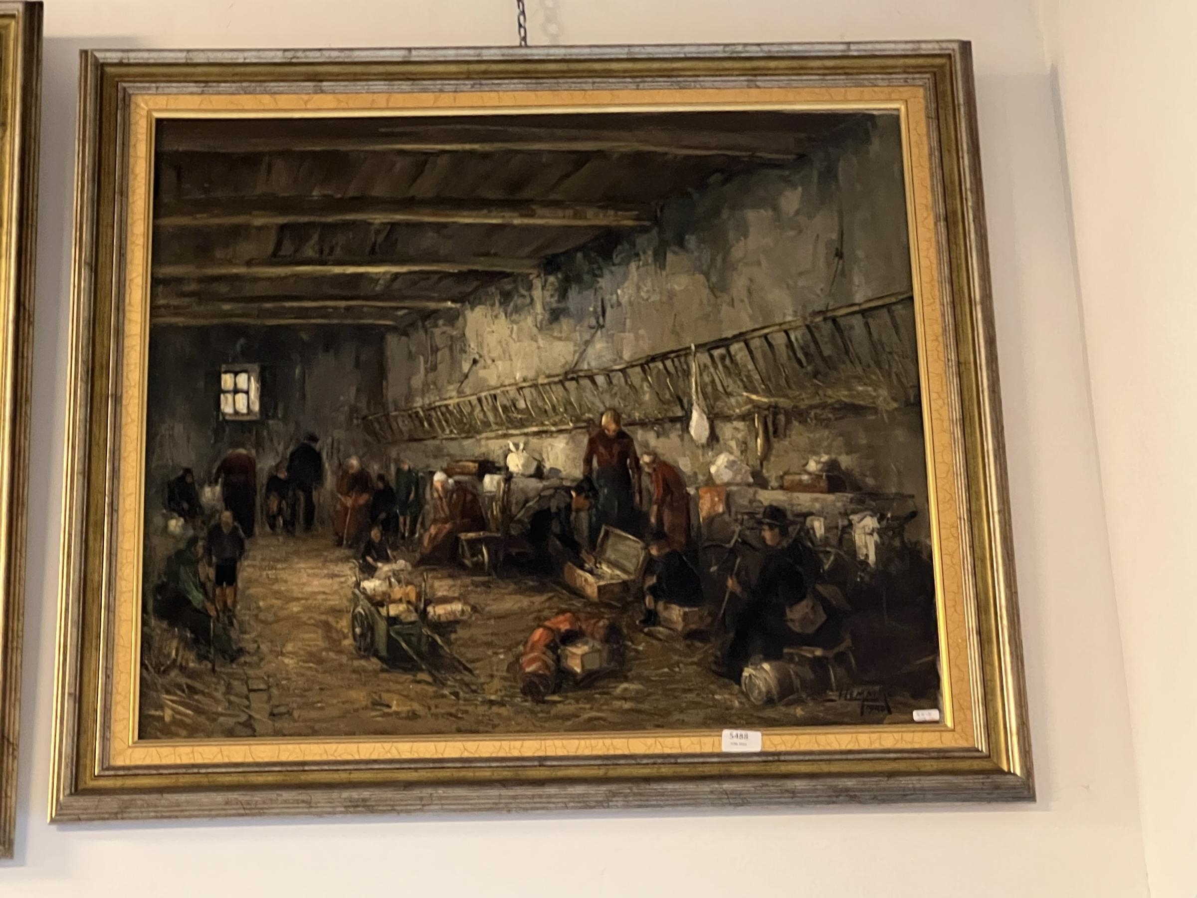 Jos Lemaire | L'Exode rural | MutualArt