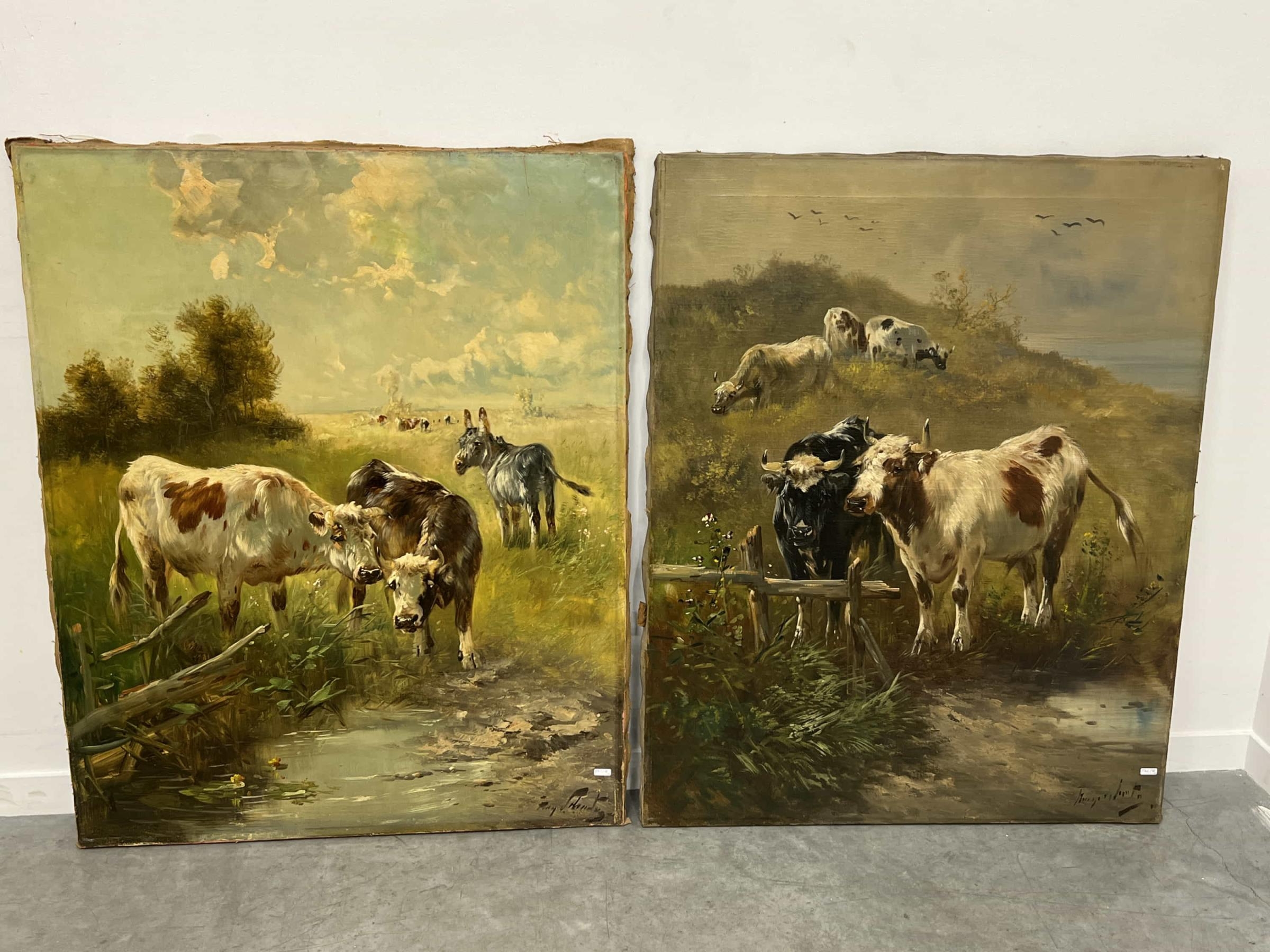 Henry Schouten | Vache et âne | MutualArt