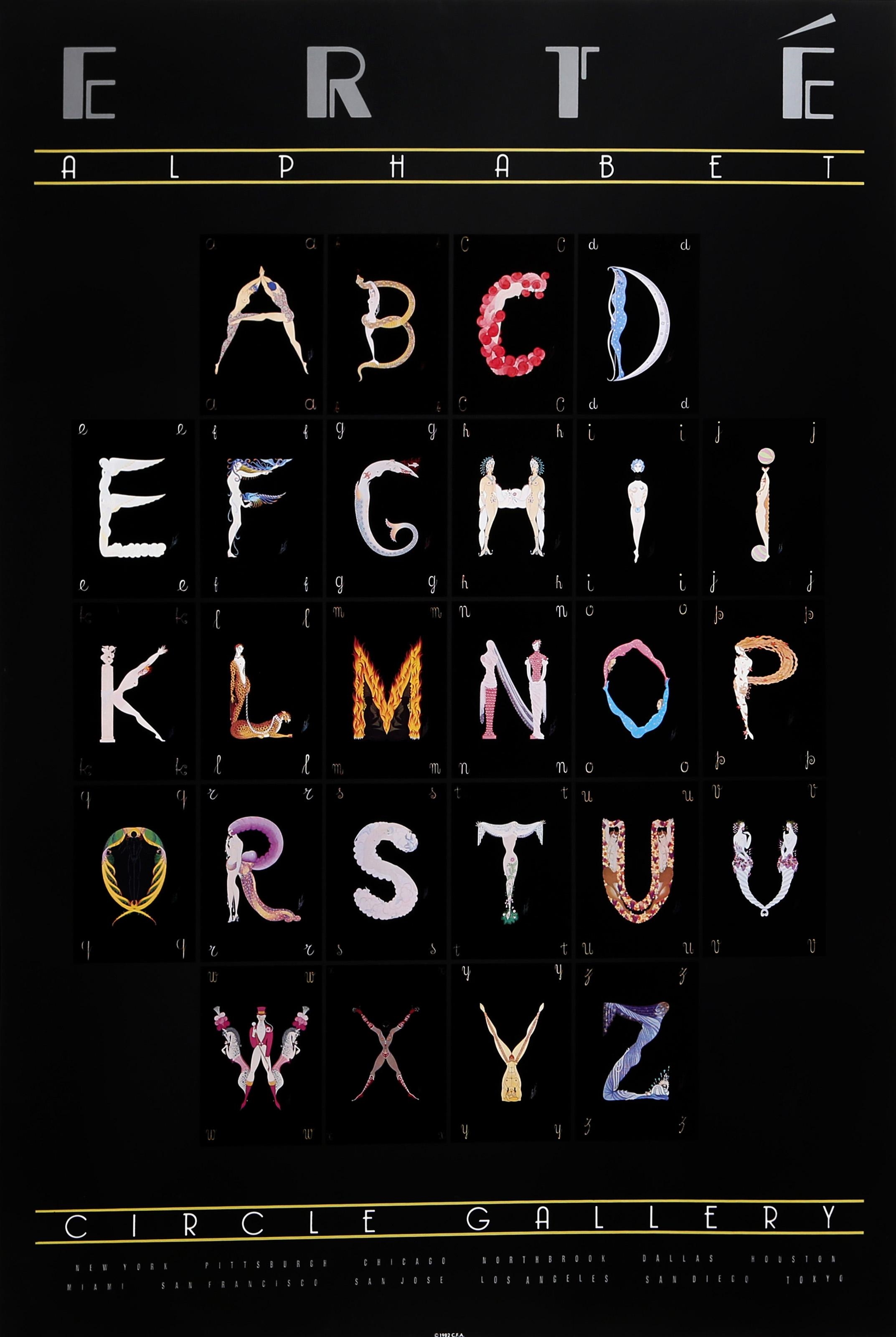Erté | ALPHABET (1982) | MutualArt