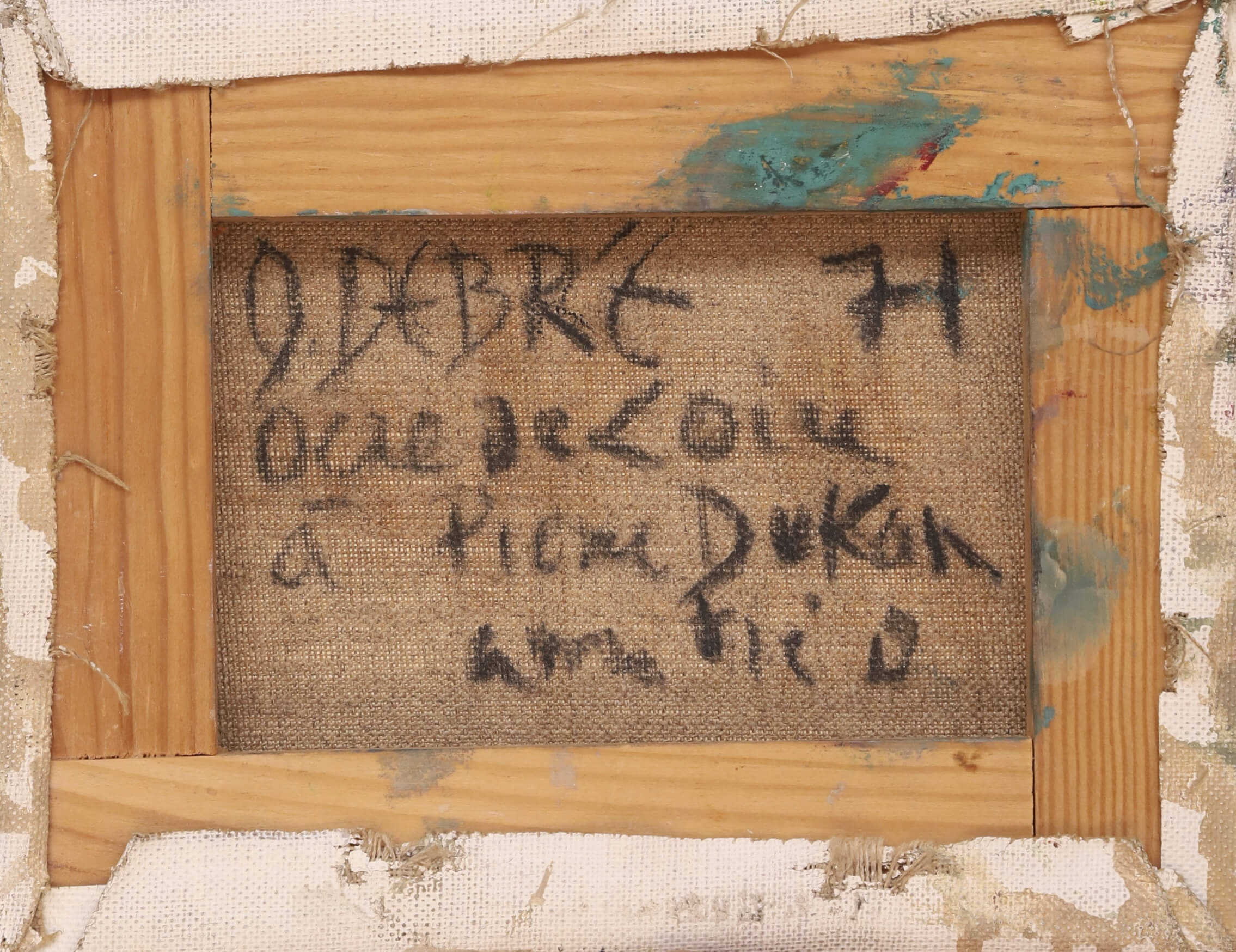 Olivier Debré | Ocre de Loire, 1971 (1971) | MutualArt