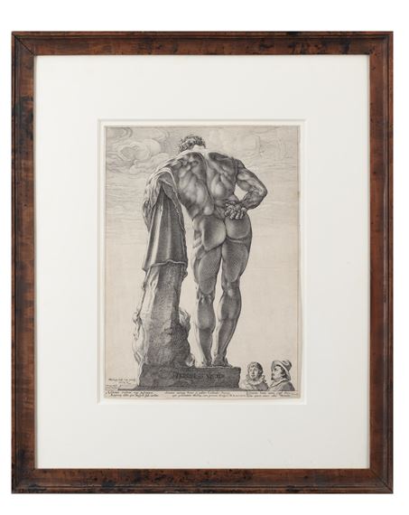 Hendrick Goltzius | The Farnese Hercules (1592) | MutualArt