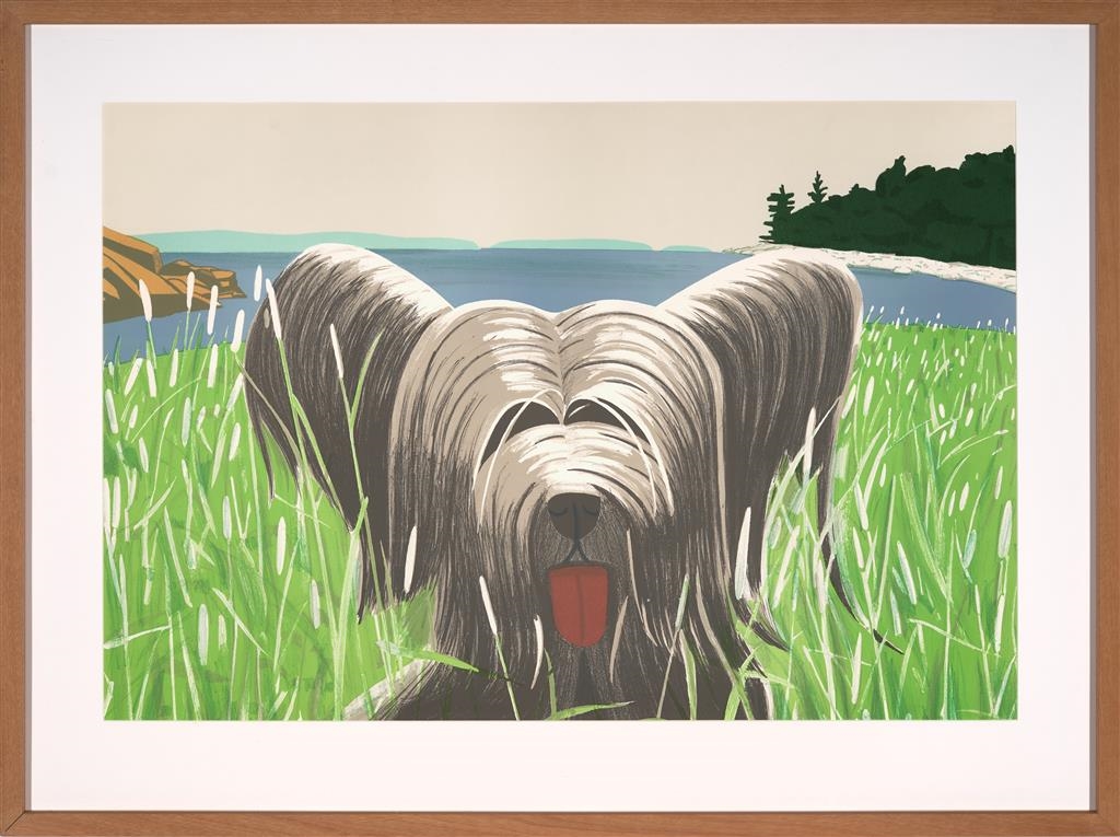 Alex Katz | Dog at Duck Trap (1976) | MutualArt