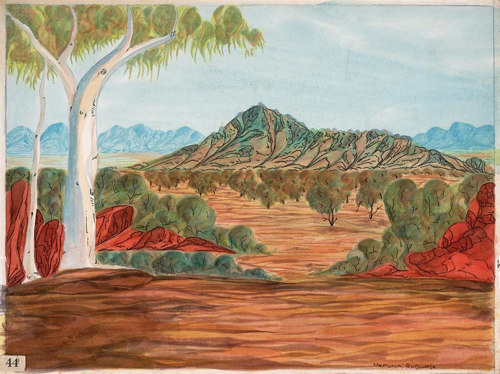 Mervyn Rubuntja | Central Australian Landscape | MutualArt