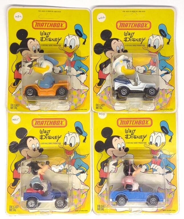 Walt Disney | 4 1979 Matchbox Walt Disney Character Cars (1979) | MutualArt