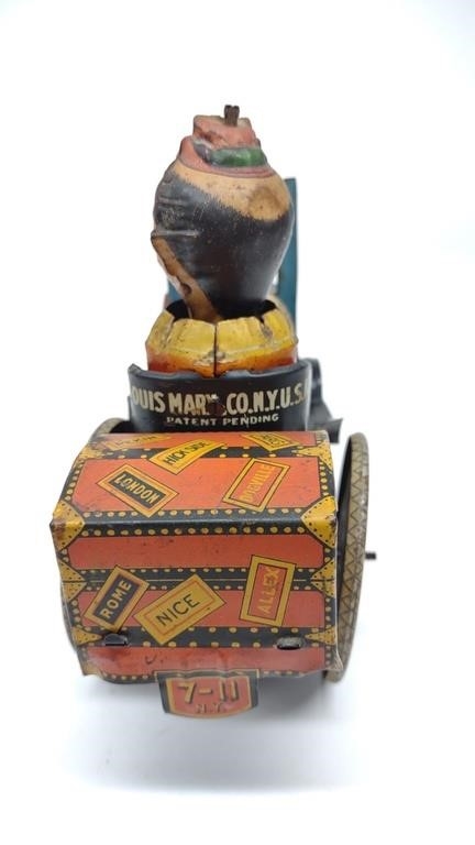 Louis Marx | Marx Joy Rider Tin Windup Crazy Car Toy (Works) (Late ...